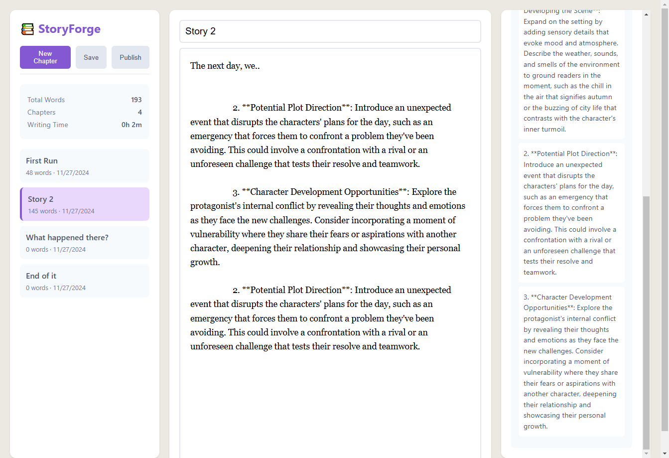 StoryForge (AI Book Writer)